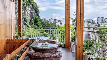 Terraço no piso superior