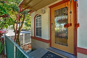 Entrada do alojamento