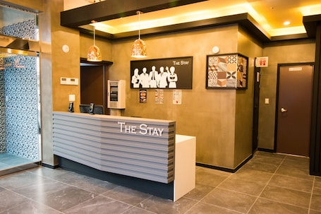 Entrada (vista interna). The Stay Hostel