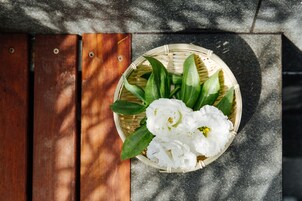 Quarto casal executivo, sacada | Terraço/pátio