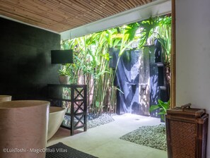Villa de Luxo, 3 quartos, lanai (alpendre havaiano), vista para o jardim | Vista do quarto