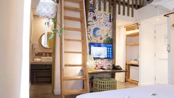 1 quarto, minibar, cofre no quarto, com mobília individualizada