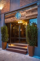 Entrada do alojamento