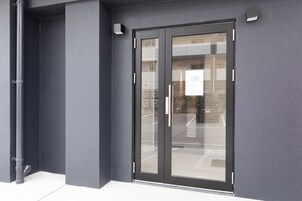 Entrada do alojamento