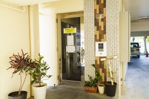 Entrada do alojamento