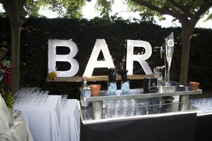 Área externa para banquete