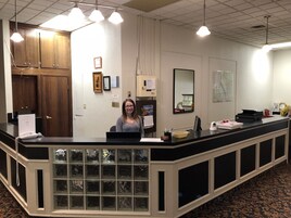 Quiosque de check-in/check-out