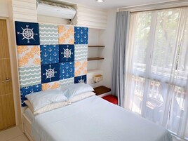 Suite Familiar | Secretária, ferro/tábua de engomar, roupa de cama fornecida 