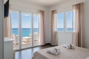 Quarto Superior, vista para o mar | Cortinas/cortinados opacos, quartos insonorizados