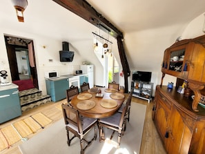 Apartamento Clássico, casa de banho anexa (Les Terrasses) | Restaurantes