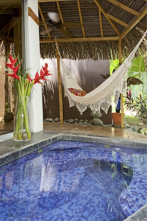 Villa Deluxe, 2 quartos, piscina privativa, vista para o oceano (Fuego) | Piscina privativa