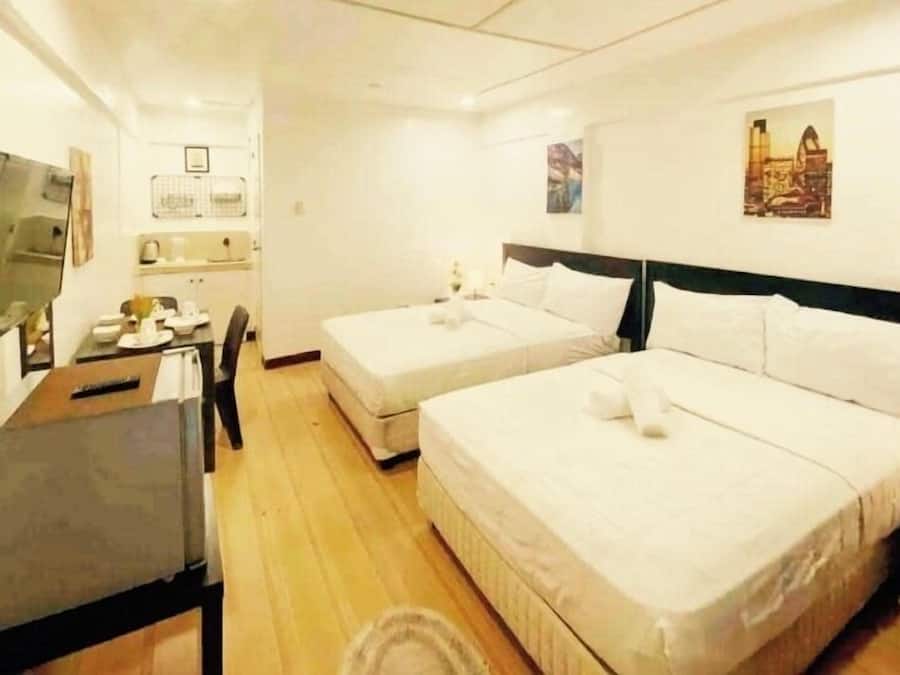 Secretária, camas desdobráveis, Wi-fi grátis, roupa de cama fornecida