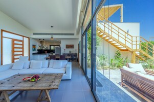 Vila superluxo | 1 quarto, roupas de cama de algodão egípcio, roupas de cama premium