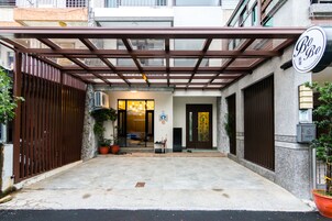 Entrada do alojamento