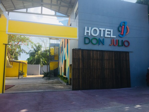 Entrada do alojamento