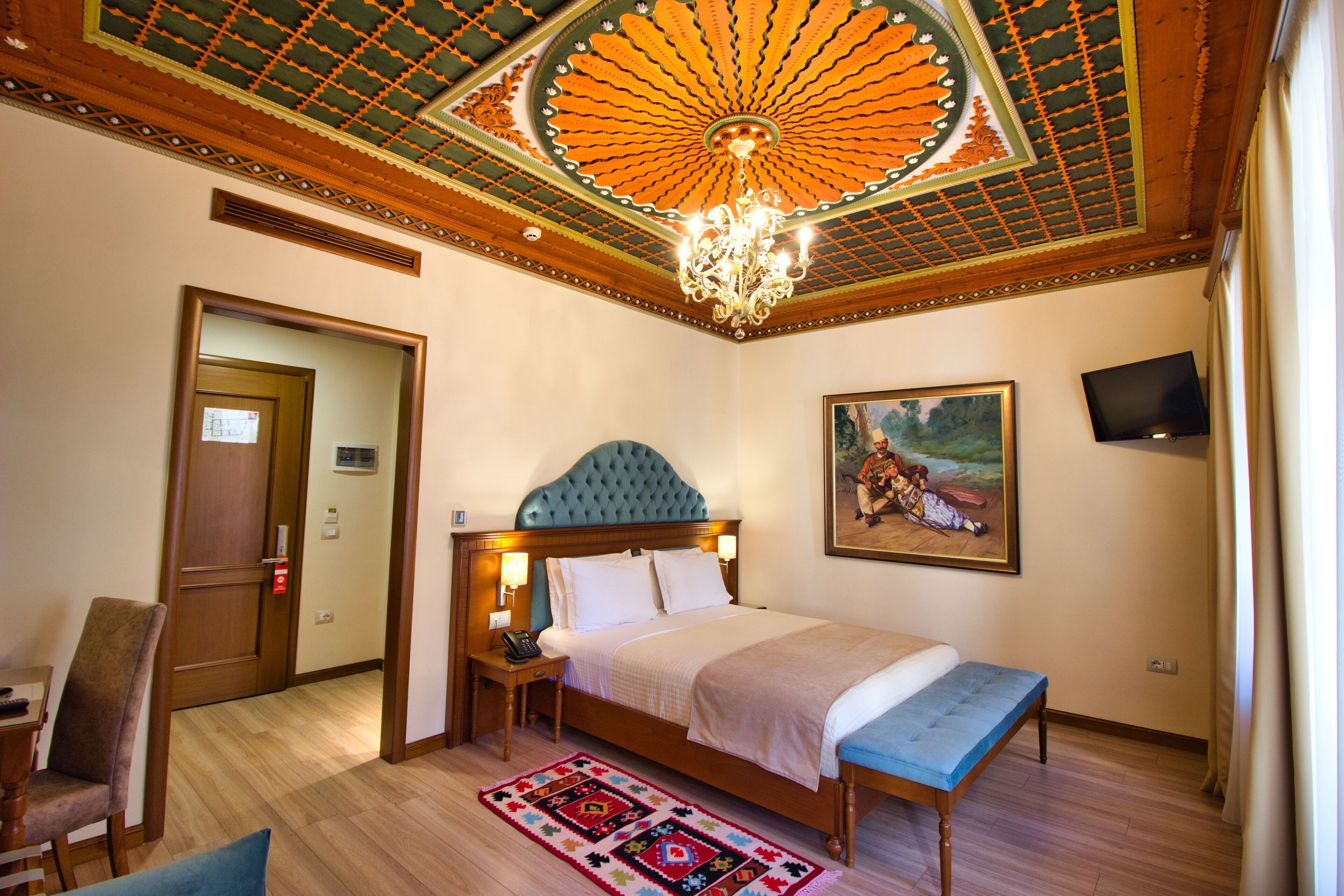 Quarto superluxo, para não fumantes, vista para a cidade | 20 quartos, roupas de cama de algodão egípcio, roupas de cama premium