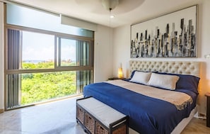 Cobertura superluxo, 2 quartos, terraço, de frente para o mar | Vista do quarto