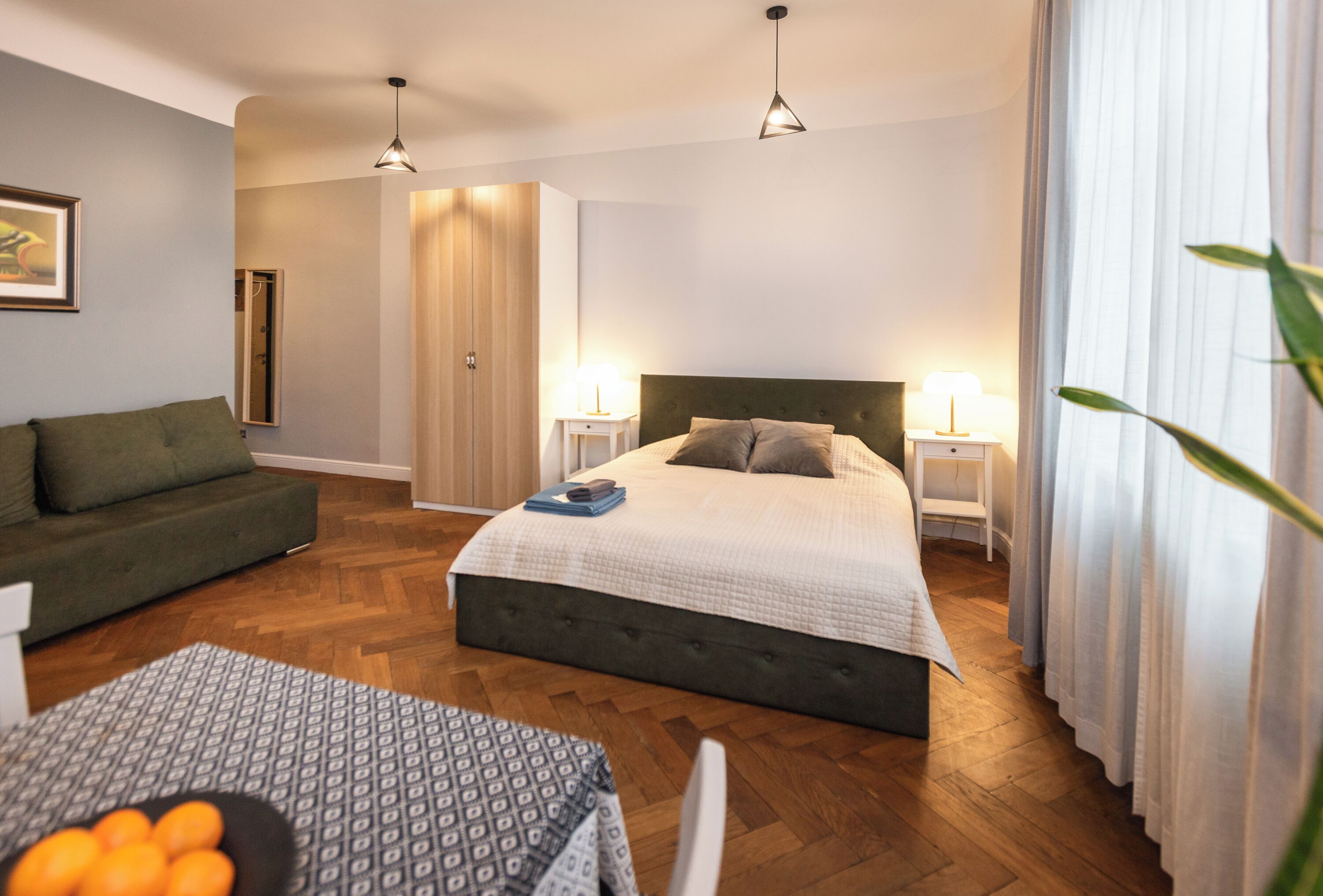 Estúdio luxo | Opções para refeição no quarto