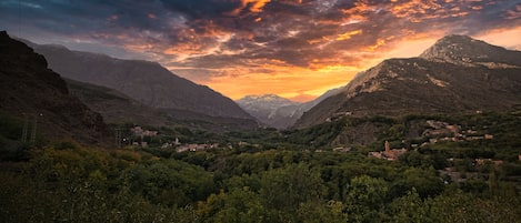 Vista para a montanha