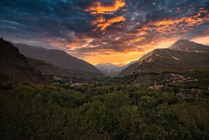 Vista para a montanha