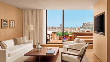 Penthouse, 1 cama king-size, não fumadores (View) | Sala