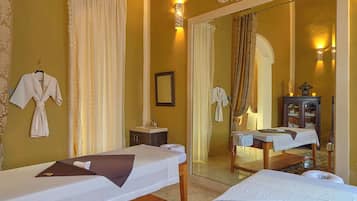 Tratamentos corporais, massagens de pedras quentes