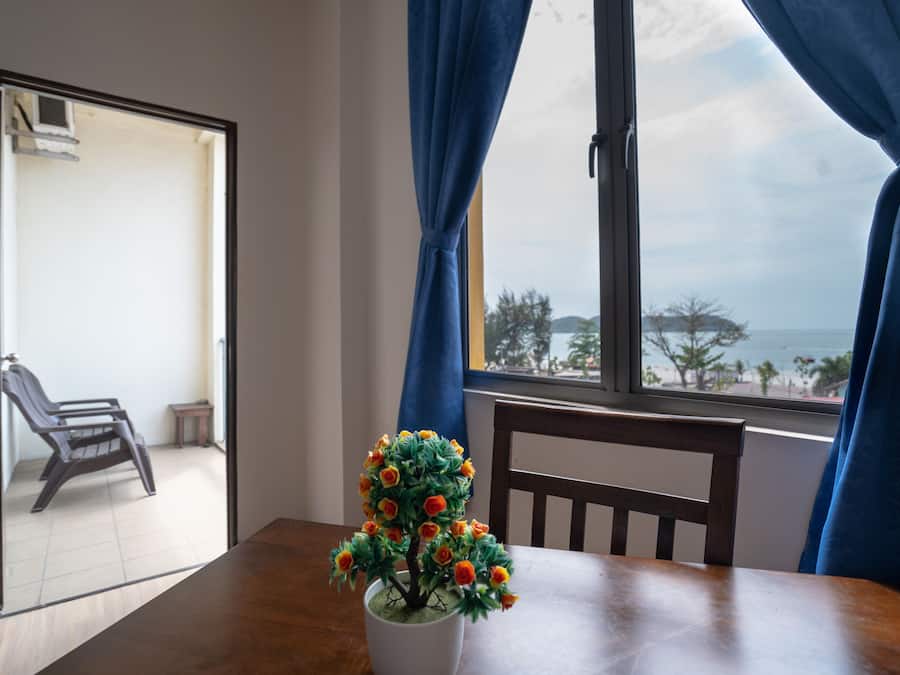 Estúdio luxo, vista para o mar | Vista do quarto