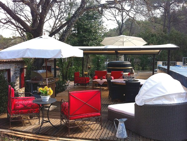 Casa de Campo Comfort, casa de banho anexa, vista para a piscina | Exterior