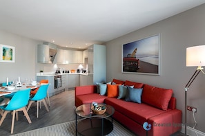 Quarto Duplo Deluxe | Sala de estar | Smart TV 