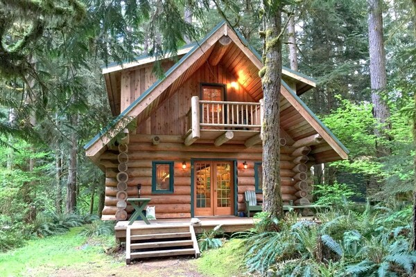 10sl - Real Log - Wifi - Sleeps-8 2 Bedroom Home By Redawning - Glacier, WA
