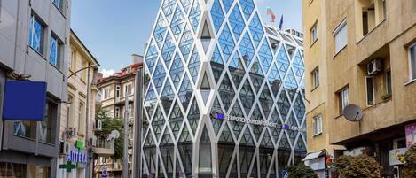 Apartamento Design, 1 quarto, no canto | Vista para a rua