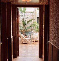 Terraço no piso superior