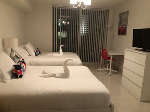 Apartamento, 1 quarto, vista para o oceano, na torre | 1 quarto, secretária, ferro/tábua de engomar, Wi-fi grátis 