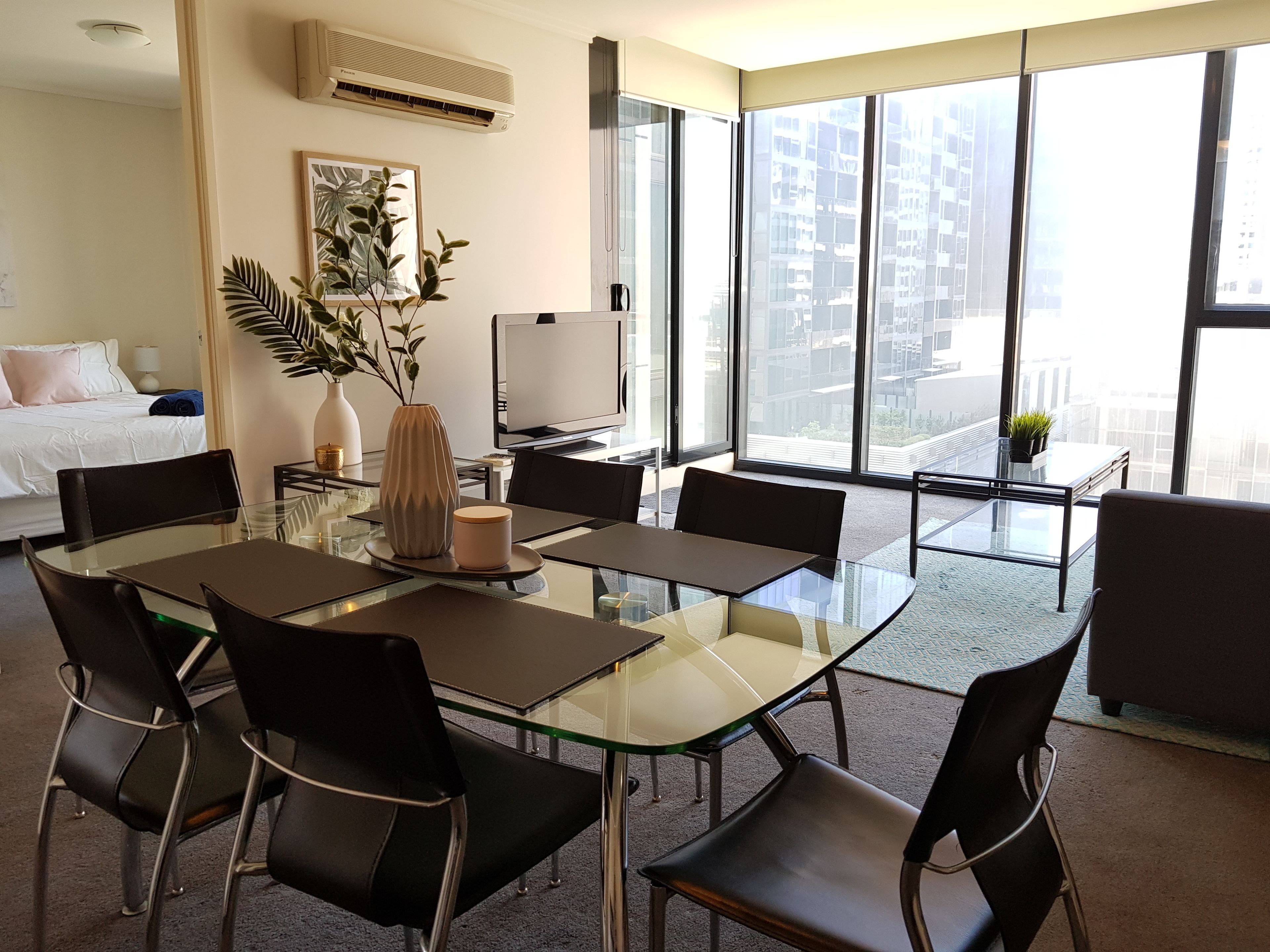 Apartamento, 2 quartos | Vista do quarto