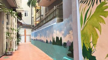 Entrada do alojamento