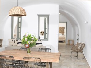 Casa Tradicional, 2 quartos, piscina privativa (Plunge) | Lençóis de algodão egípcio, roupa de alta qualidade, cofre no quarto