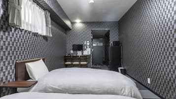 Quarto duplo, para não fumantes | Escrivaninha, Wi-Fi de cortesia, roupa de cama