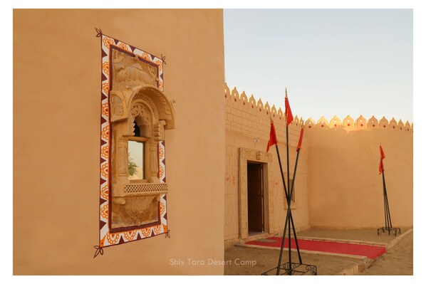 Entrada do alojamento