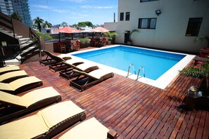 Terraço no piso superior