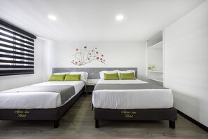 1 quarto, roupas de cama premium, espaço de trabalho para notebook
