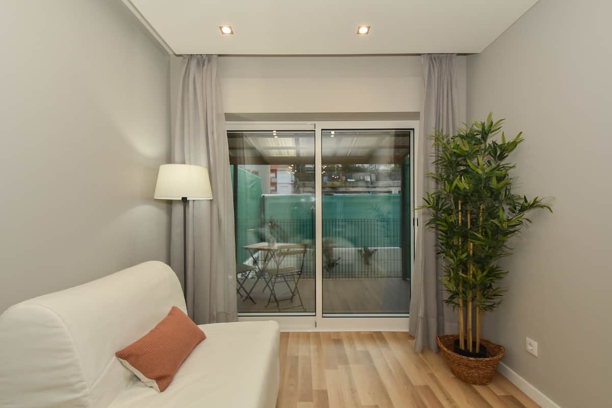 Suite-Estúdio Comfort, terraço (2) | Quartos insonorizados, ferro/tábua de engomar