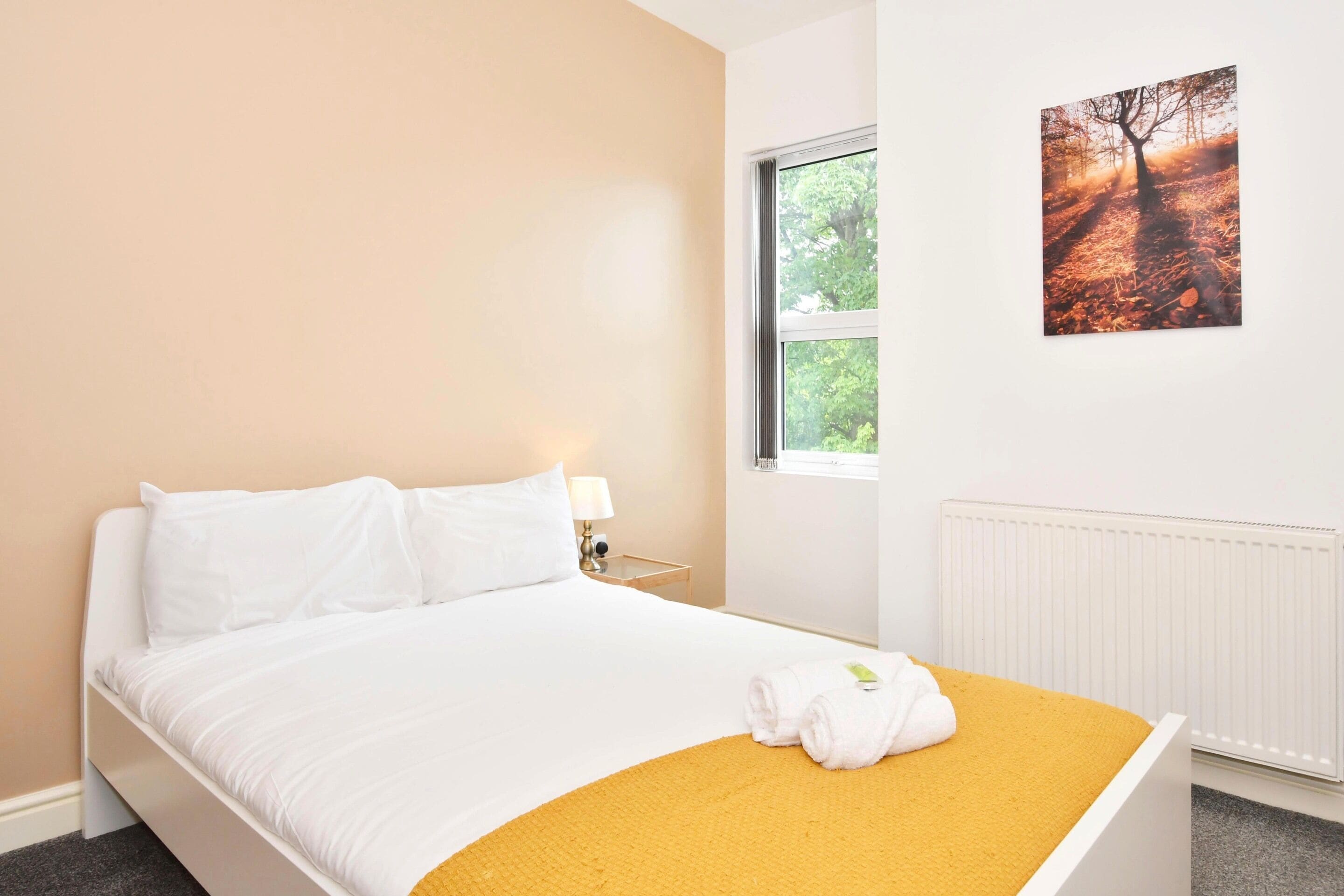 Quarto casal, banheiro compartilhado (With TV)