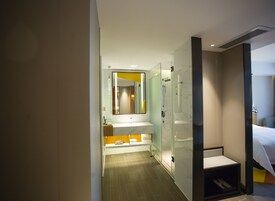1 quarto, secretária, cortinas/cortinados opacos, Wi-fi grátis