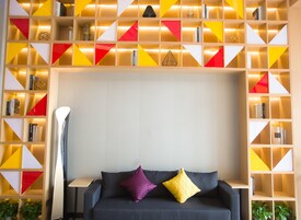 Sala de estar do lobby