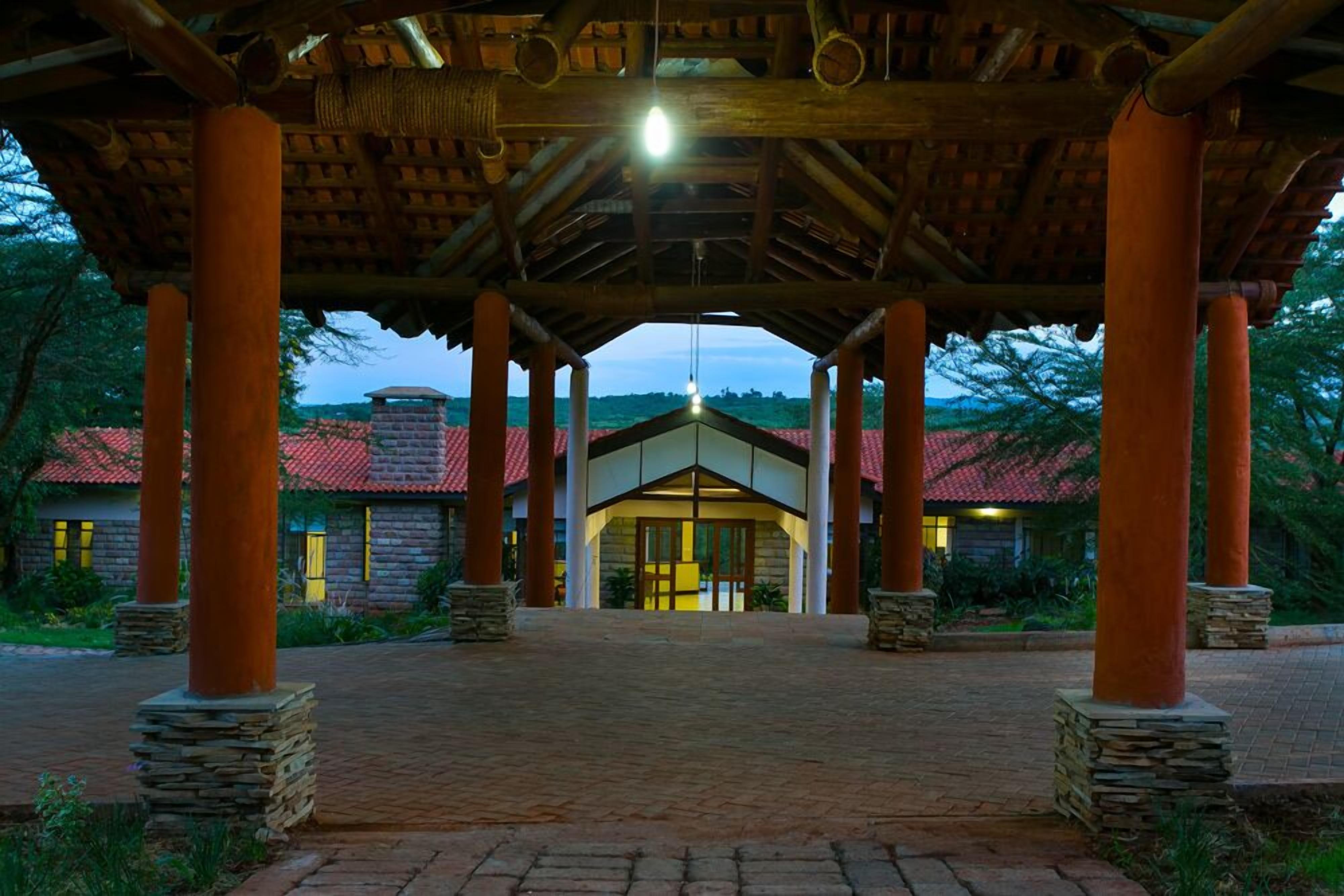 Fachada da propriedade