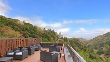 Terraço no piso superior