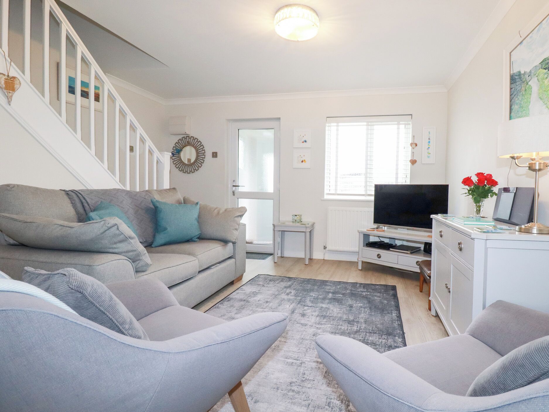 Casa de campo | Área de estar | TV, DVD player