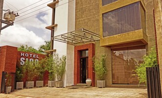 Entrada do alojamento