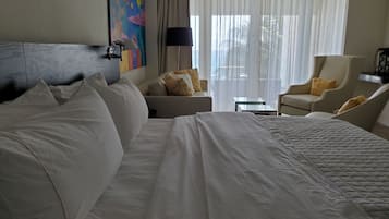 Executive -Fourth Floor king | 1 quarto, roupas de cama premium, cofres nos quartos