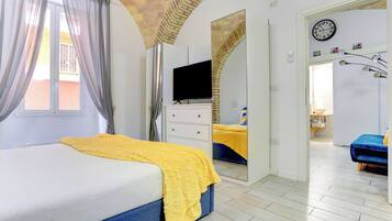 Apartamento, 1 quarto | Ferro/tábua de engomar, berço de viagem, Wi-fi grátis